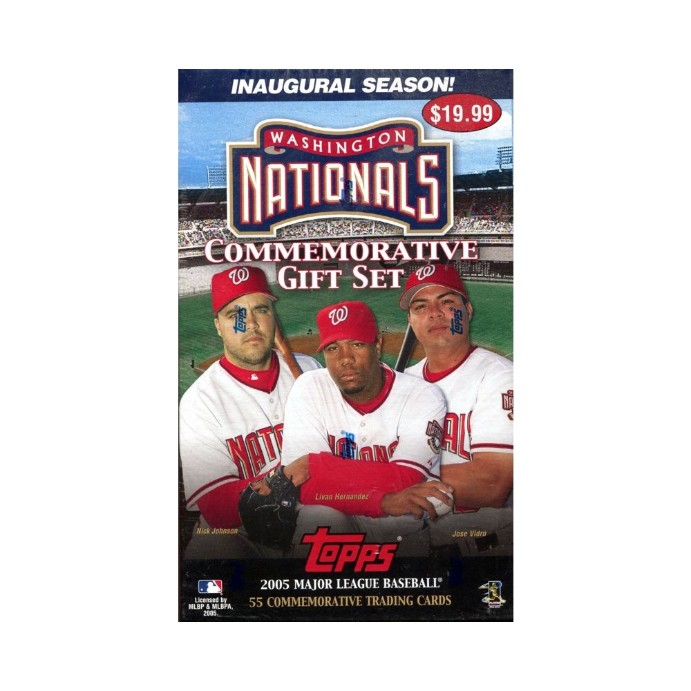 2005 Topps Washington Nationals Commemorative Hobby Box Set | Steel ...