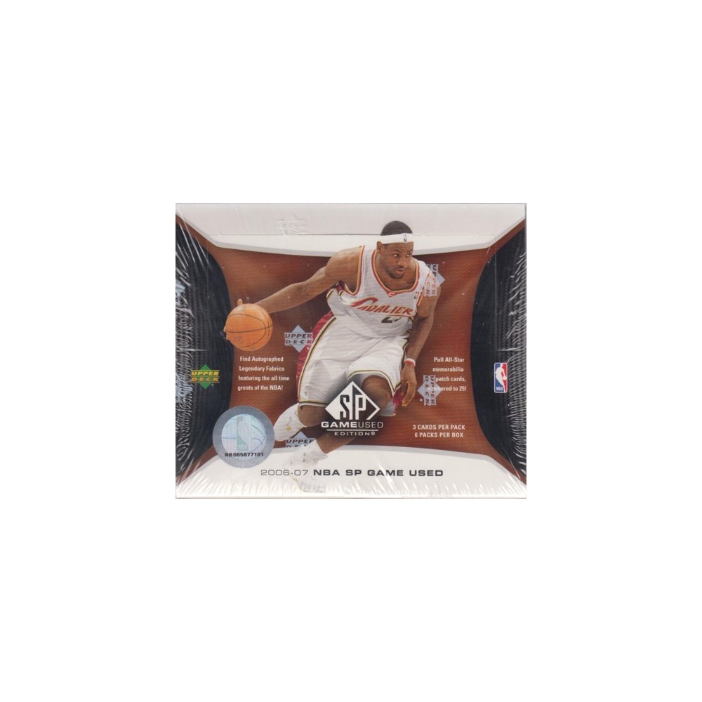 2006 07 Upper Deck Sp Game Used Basketball Hobby Box Steel City