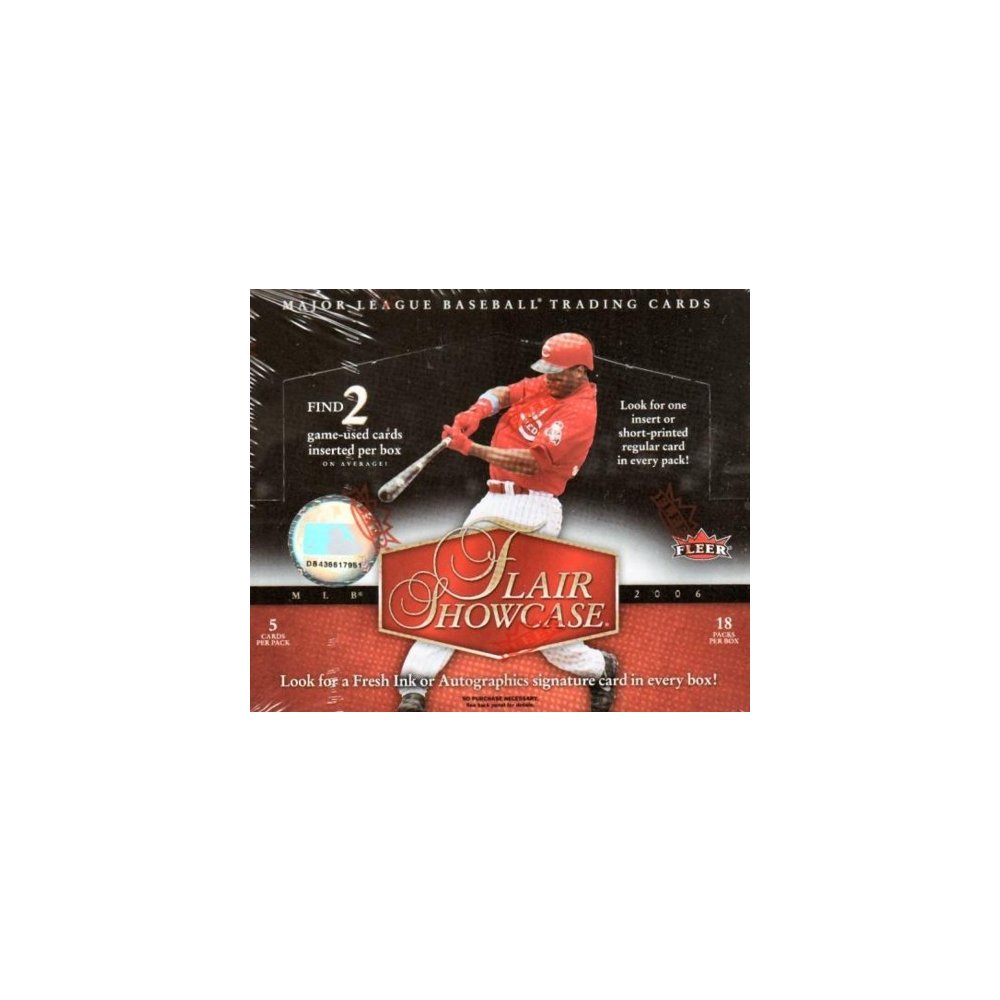 2006 Fleer Flair Showcase Baseball Hobby Box | Steel City Collectibles