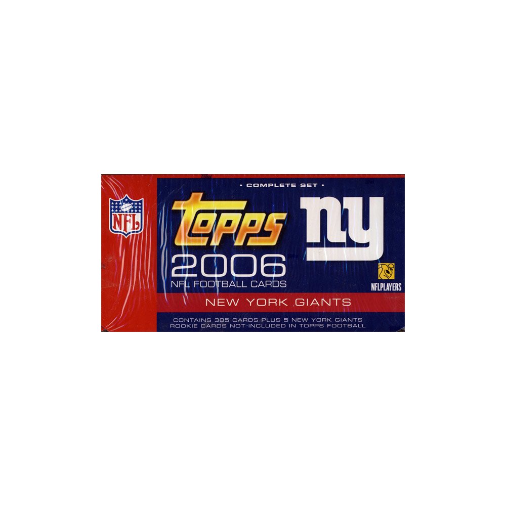 2006 Topps Football Factory Set New York Giants Edition | Steel City ...