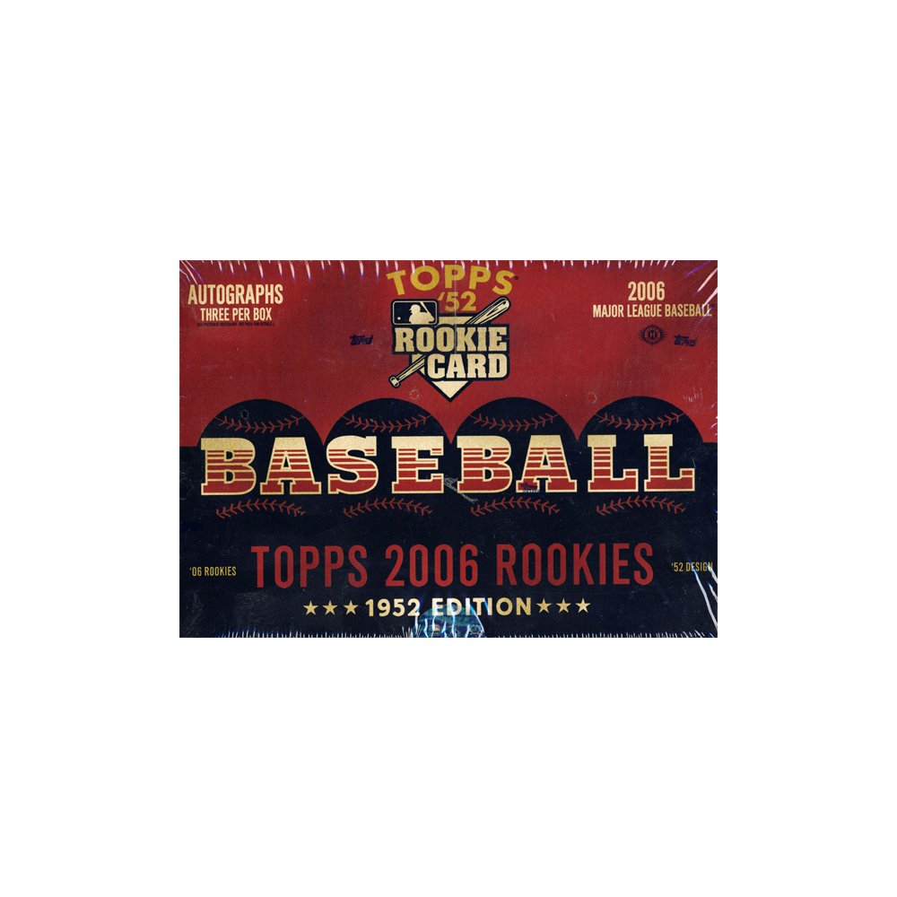 2006 Topps Rookies - 1952 Edition Baseball Hobby Box | Steel City ...