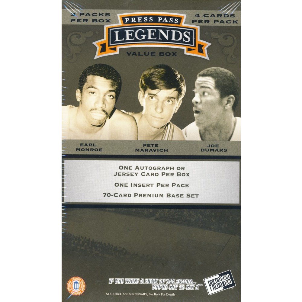 2007-08 Press Pass Legends Basketball 3ct Blaster Box | Steel City ...