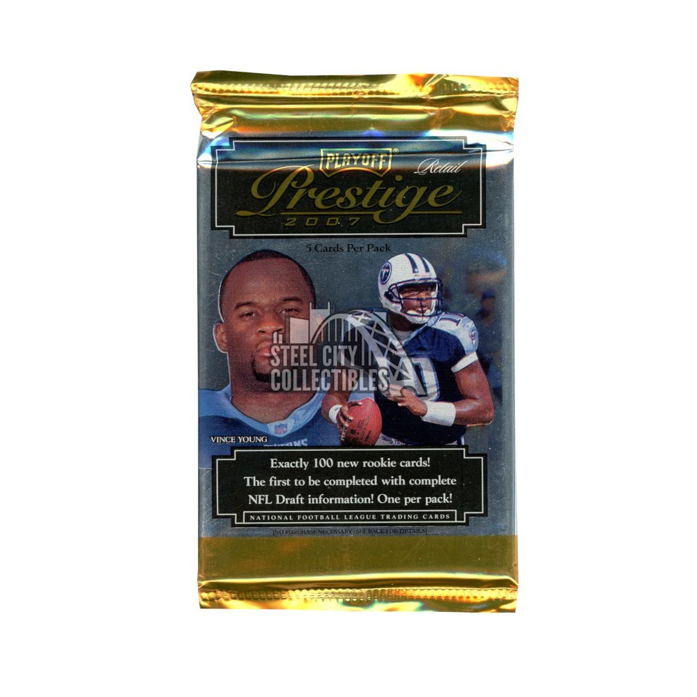 2007 Playoff Prestige Football Retail Pack | Steel City Collectibles