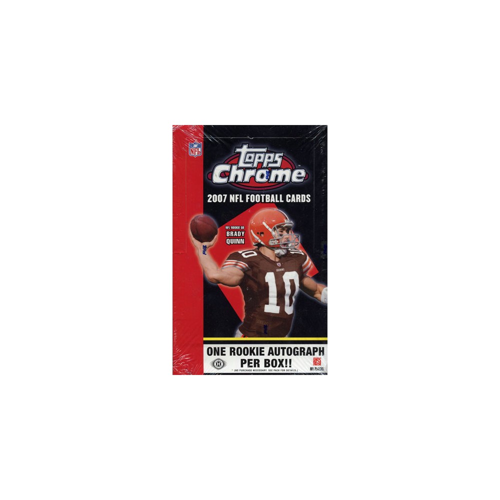 2007 Topps Chrome Football Hobby Box | Steel City Collectibles