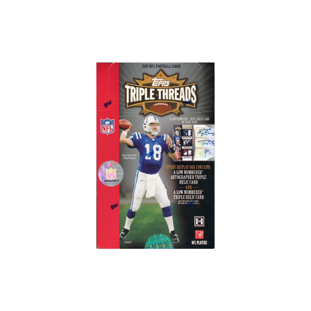 2007 Topps Triple Threads Football Hobby Box | Steel City Collectibles