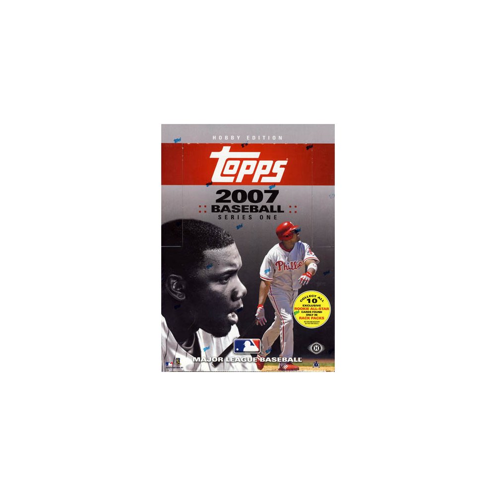 2007 Topps Series 1 Baseball 24ct Rack Pack Box 3-Box Case | Steel City ...