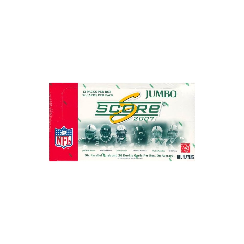 2007 Score Football Jumbo Box | Steel City Collectibles