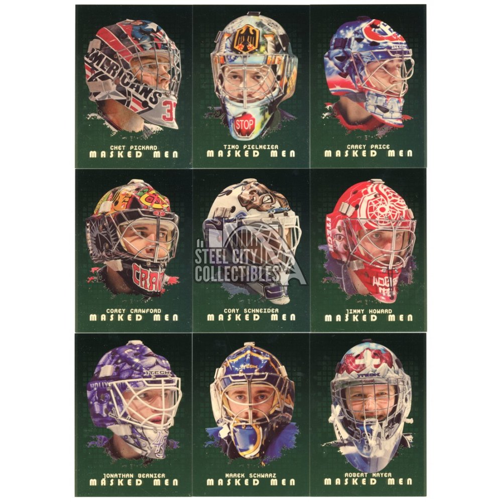2008-09 In The Game Between The Pipes Masked Men Gold 50-Card Insert ...