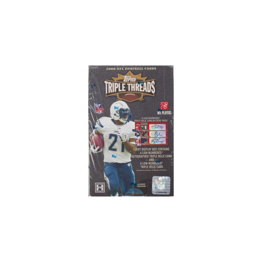 2008 Topps Triple Threads Football Hobby Box | Steel City Collectibles