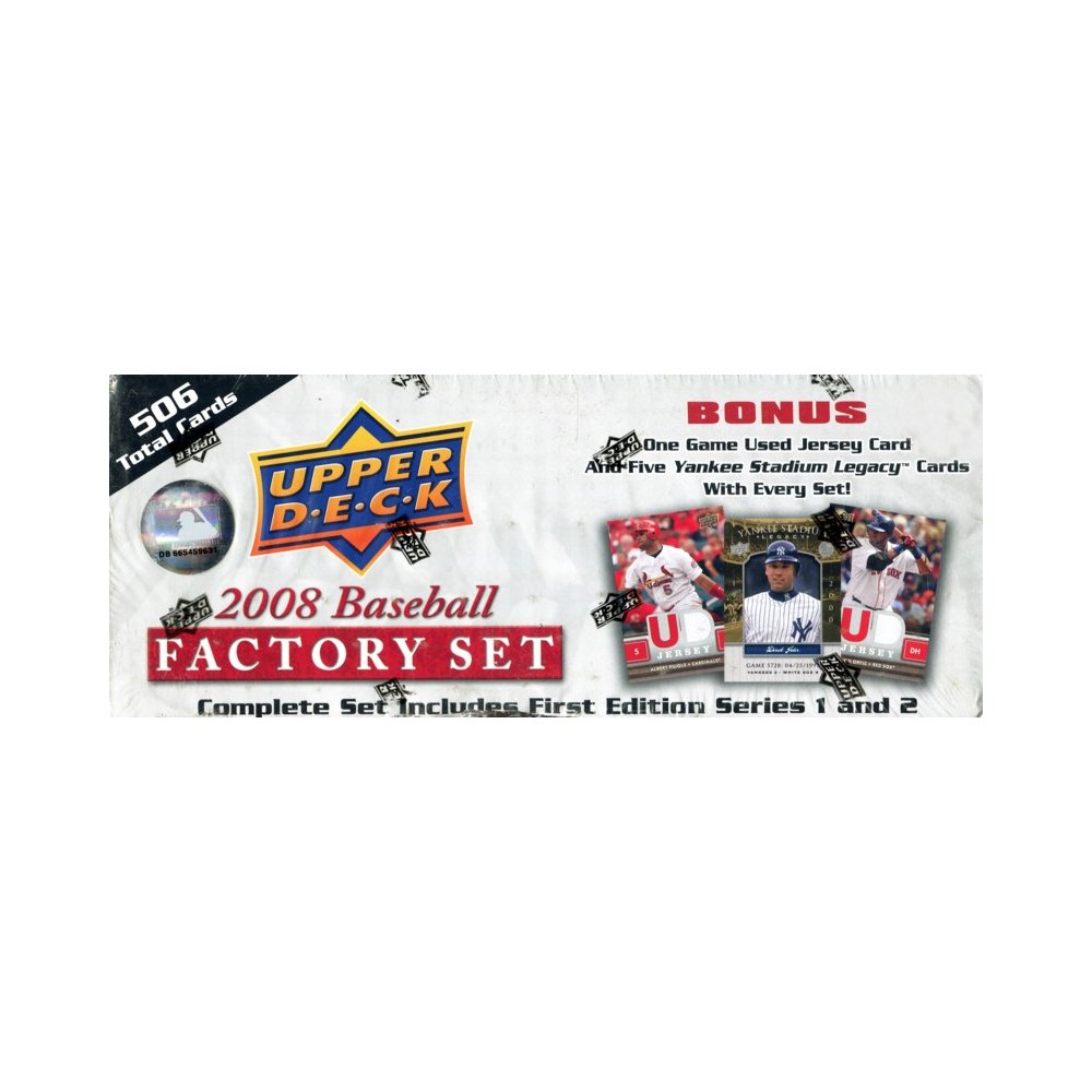 2008 Upper Deck First Edition Baseball Factory Set | Steel City ...