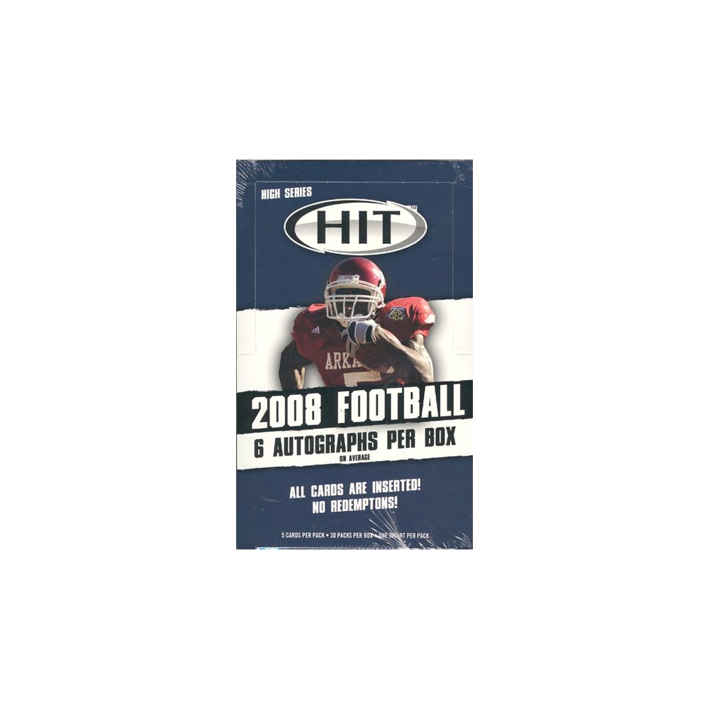 2008 Sage Hit Football High Series Hobby Box | Steel City Collectibles