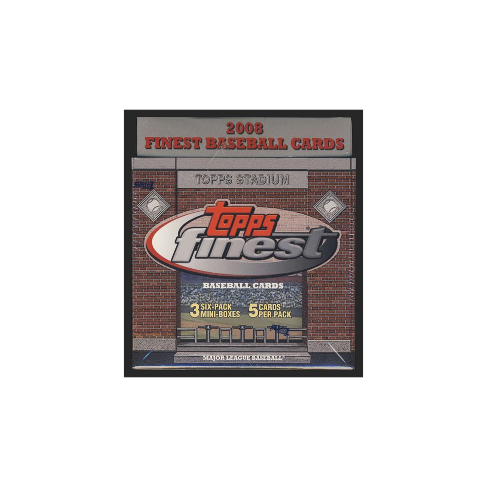 2008 Topps Finest Baseball Hobby Box | Steel City Collectibles