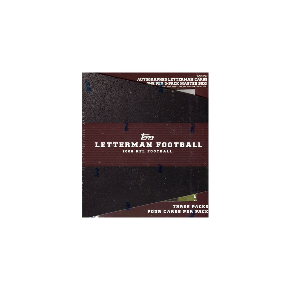 2008 Topps Letterman Football Hobby Box | Steel City Collectibles