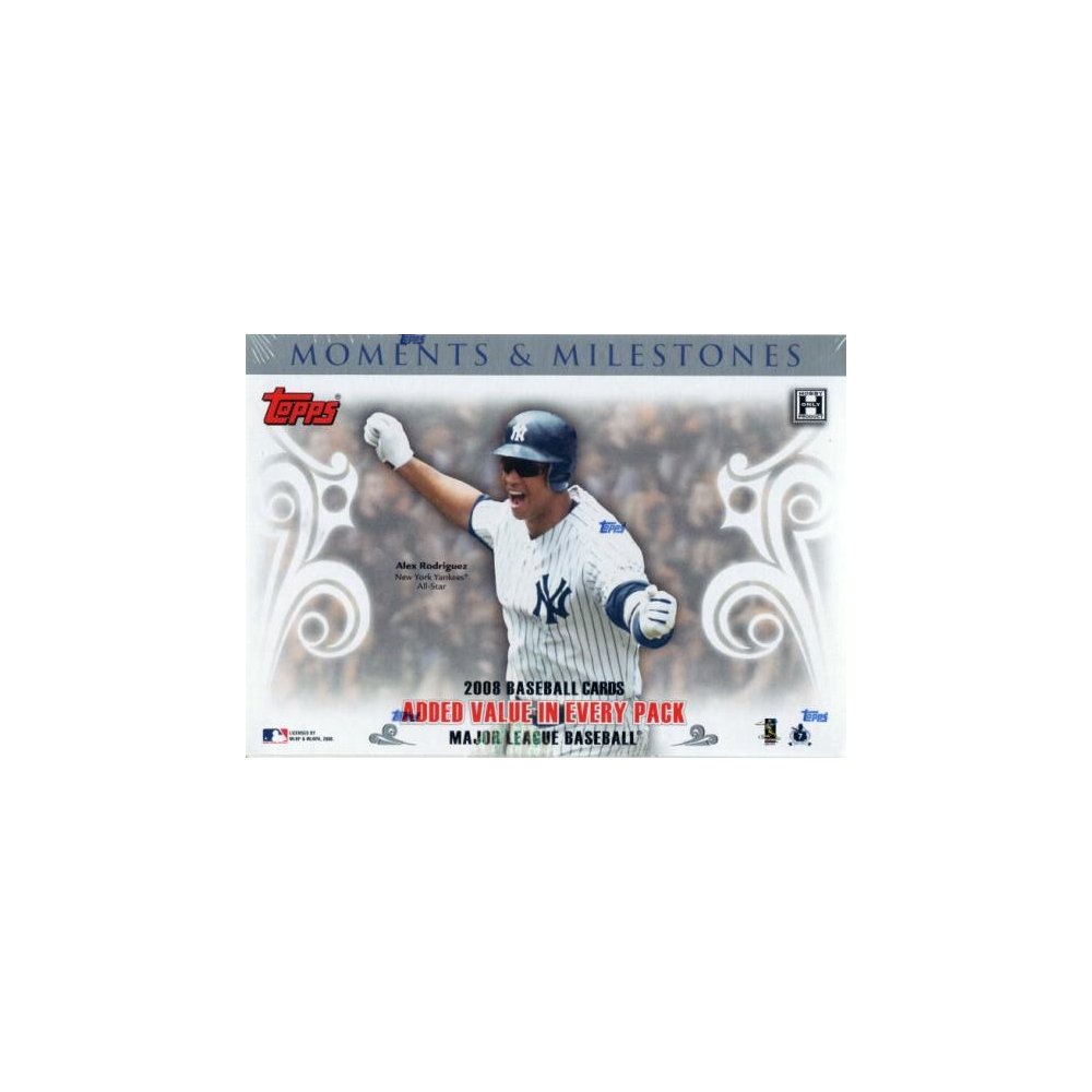2008 Topps Moments & Milestones Baseball Hobby Box | Steel City ...