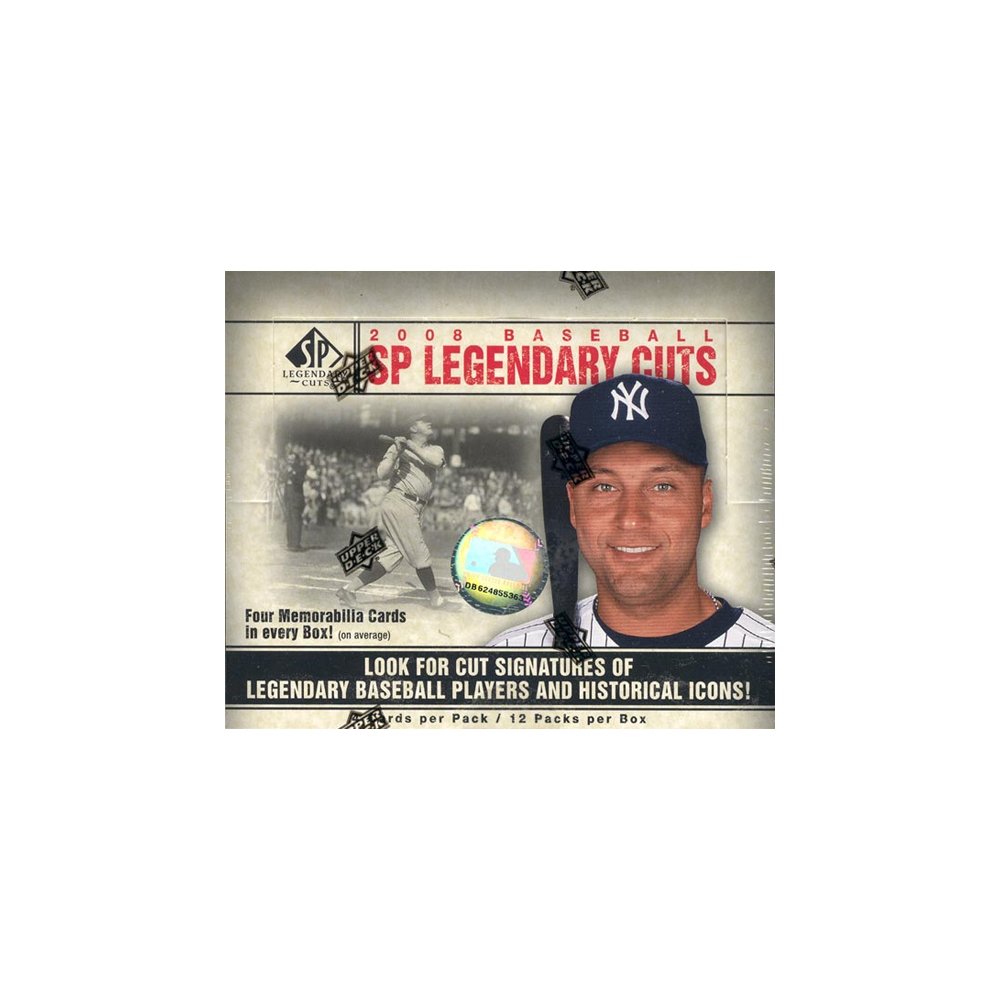 2008 Upper Deck SP Legendary Cuts Baseball Hobby Box | Steel City ...
