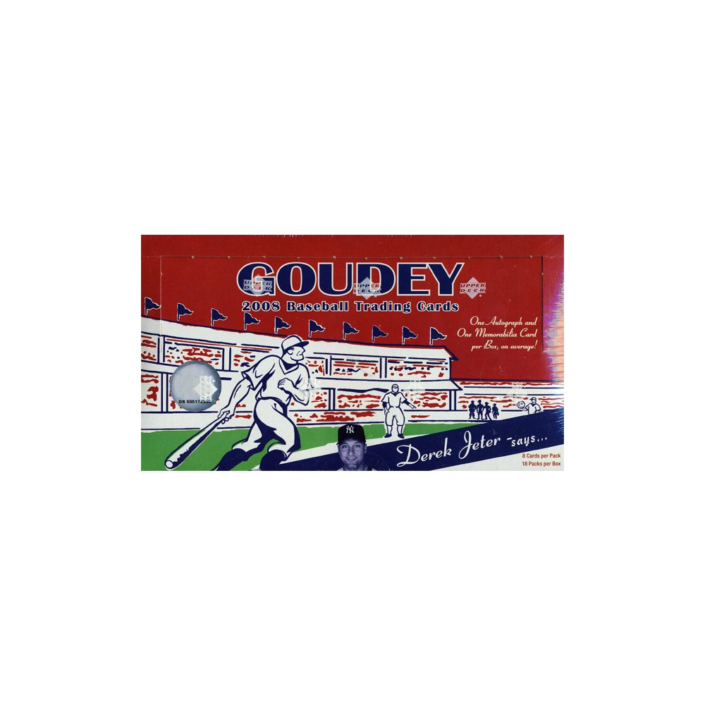 2008 Upper Deck Goudey Baseball Hobby Box | Steel City Collectibles