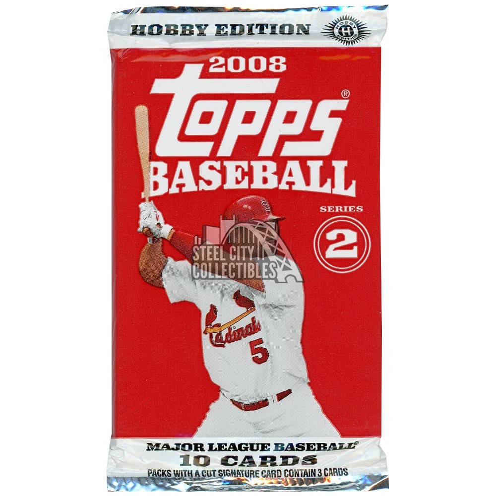 2008 Topps Series 2 Baseball Hobby Pack | Steel City Collectibles