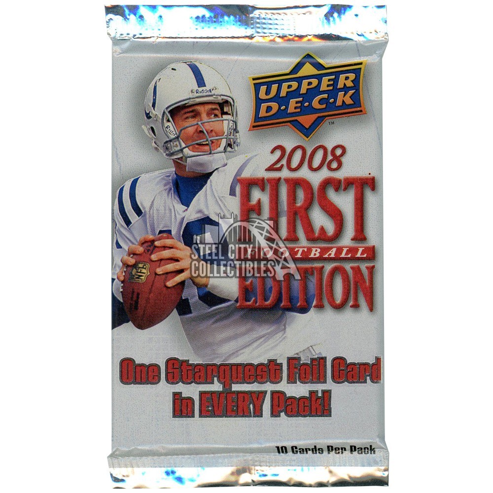 2008 Upper Deck First Edition Football Blaster Pack | Steel City Collectibles