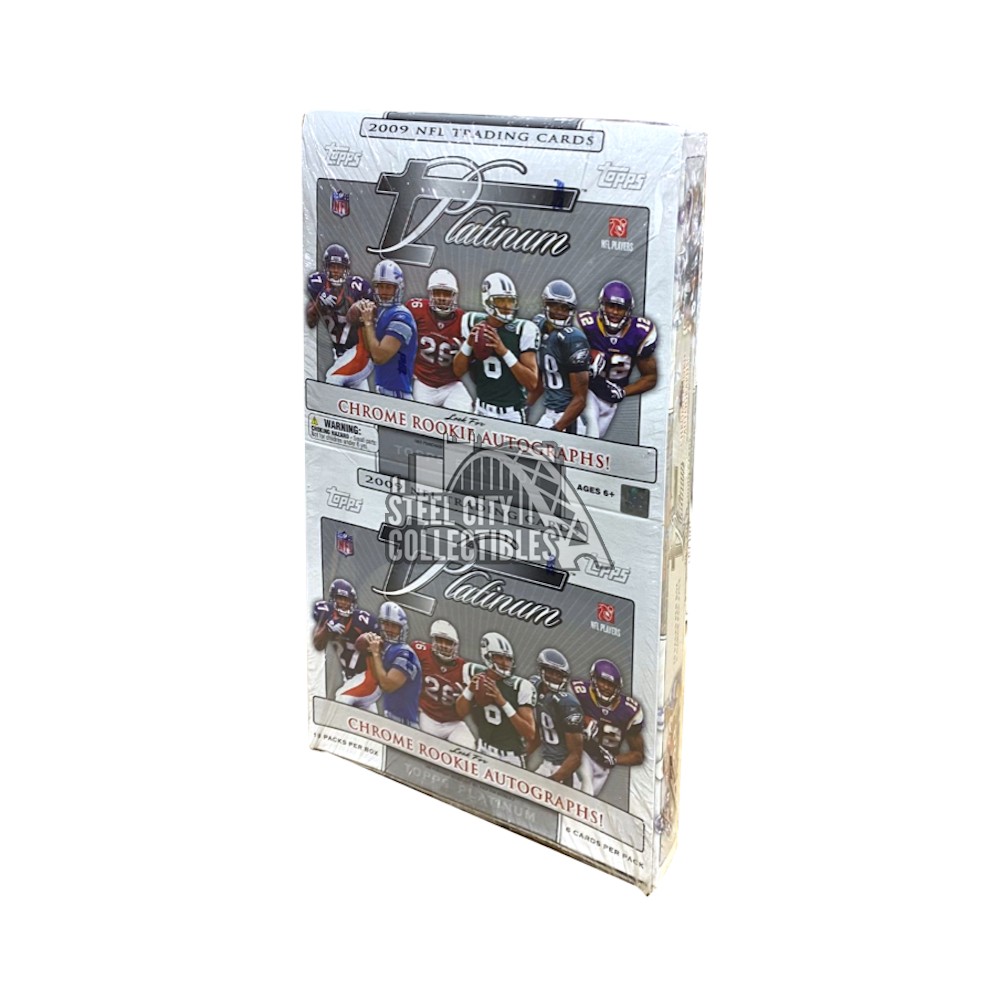 2009 Topps Platinum Football 18 Pack Value Pack Box | Steel City ...