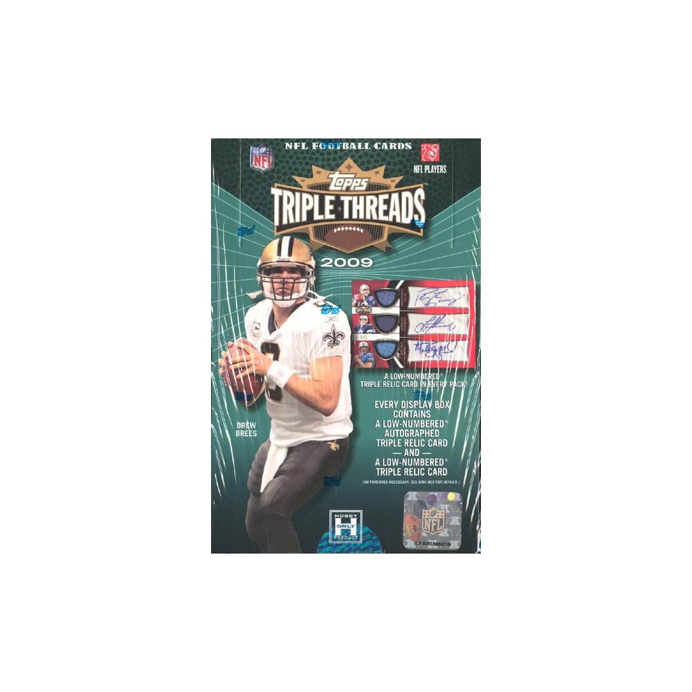 2009 Topps Triple Threads Football Hobby Box | Steel City Collectibles