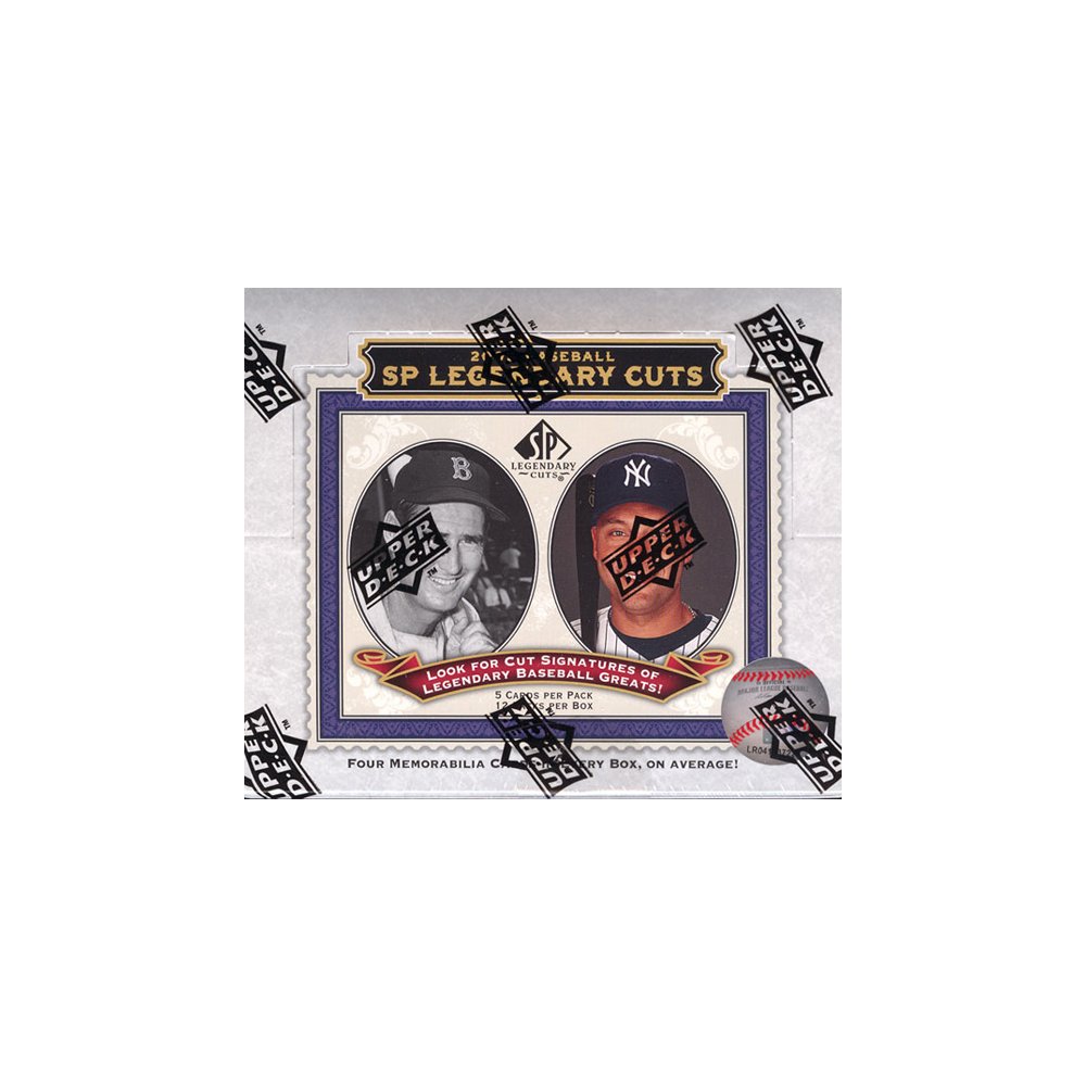 2009 Upper Deck SP Legendary Cuts Baseball Hobby Box | Steel City ...