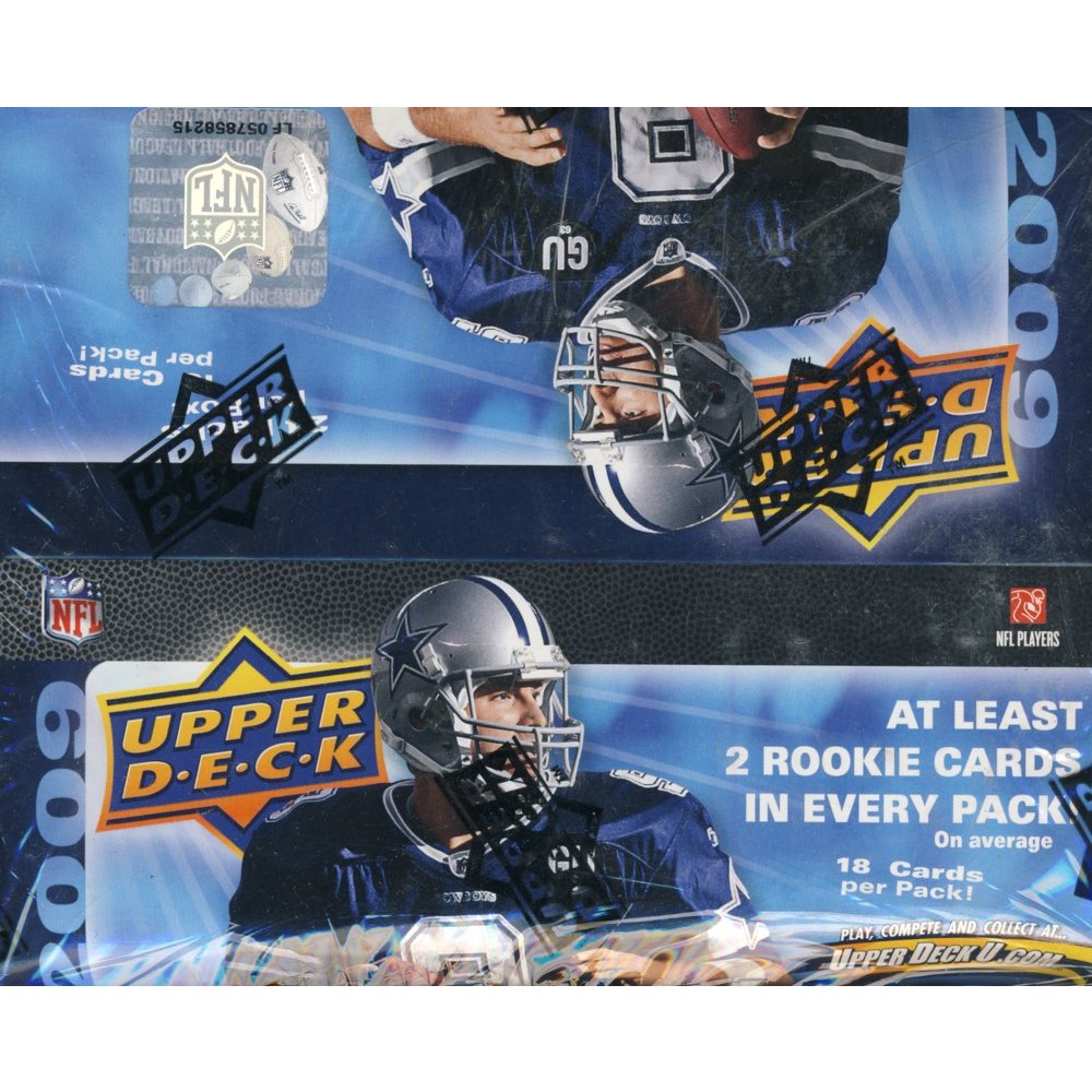 2009 Upper Deck Football 24ct Retail Box Steel City Collectibles
