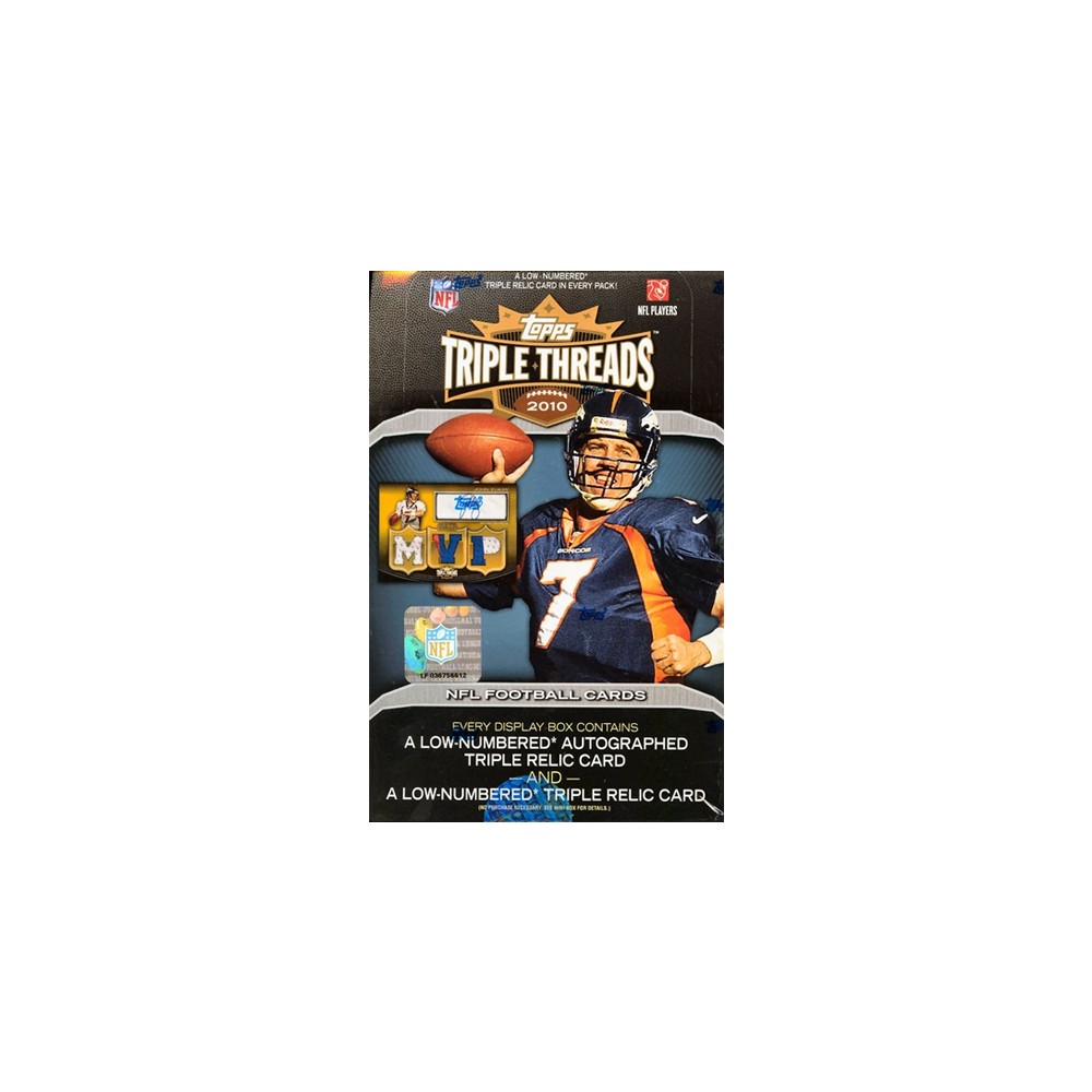 2010 Topps Triple Threads Football Hobby Box | Steel City Collectibles