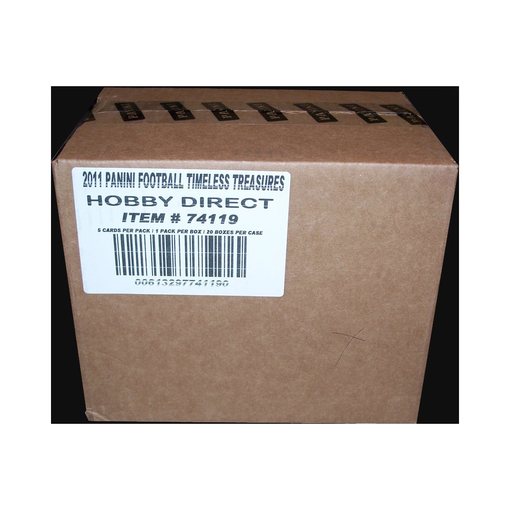 2011 Panini Timeless Treasures Hobby Football 20 Box Case | Steel City ...