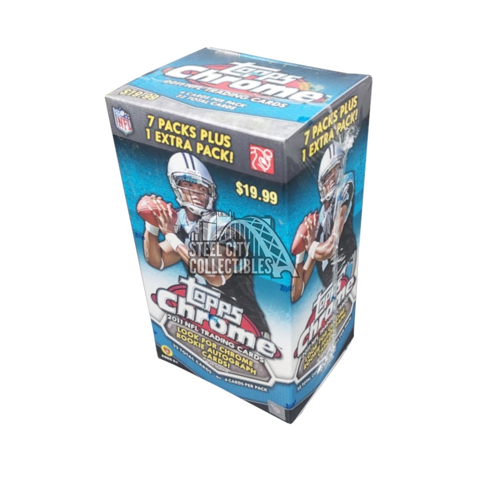 2011 Topps Chrome Football Pre-Priced Blaster Box | Steel City Collectibles