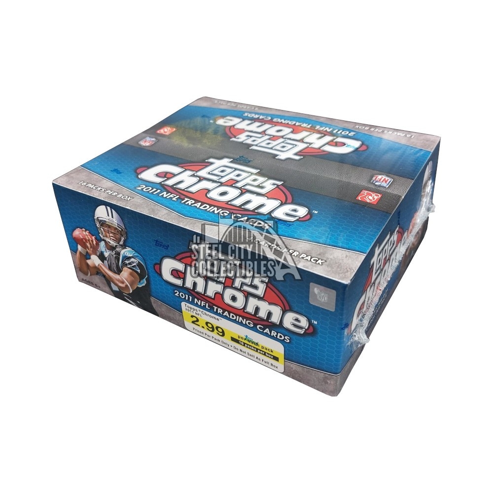 2011 Topps Chrome Football 16-Pack Pre-Priced Retail Box | Steel City ...