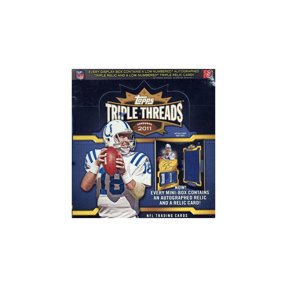 2011 Topps Triple Threads Football Hobby Box | Steel City Collectibles