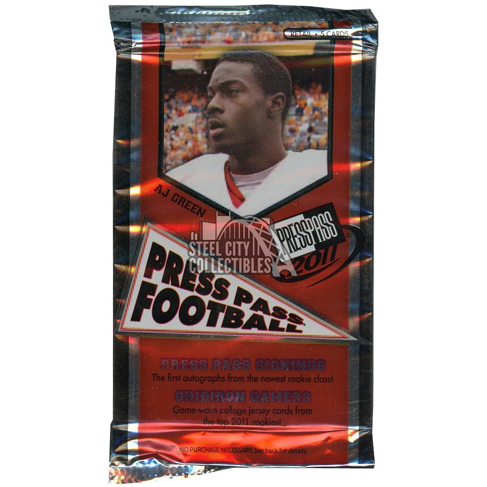 2011 Press Pass Football Retail Pack | Steel City Collectibles