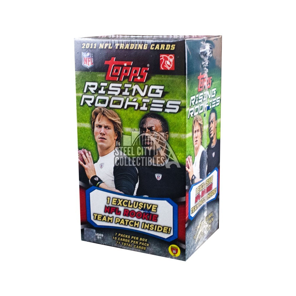 2011 Topps Rising Rookies Football 7 Pack Blaster Box | Steel City ...