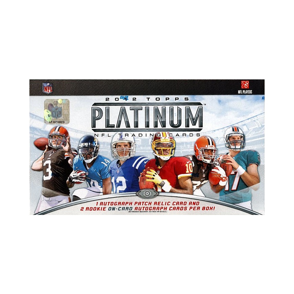 2012 Topps Platinum Football Hobby Box | Steel City Collectibles