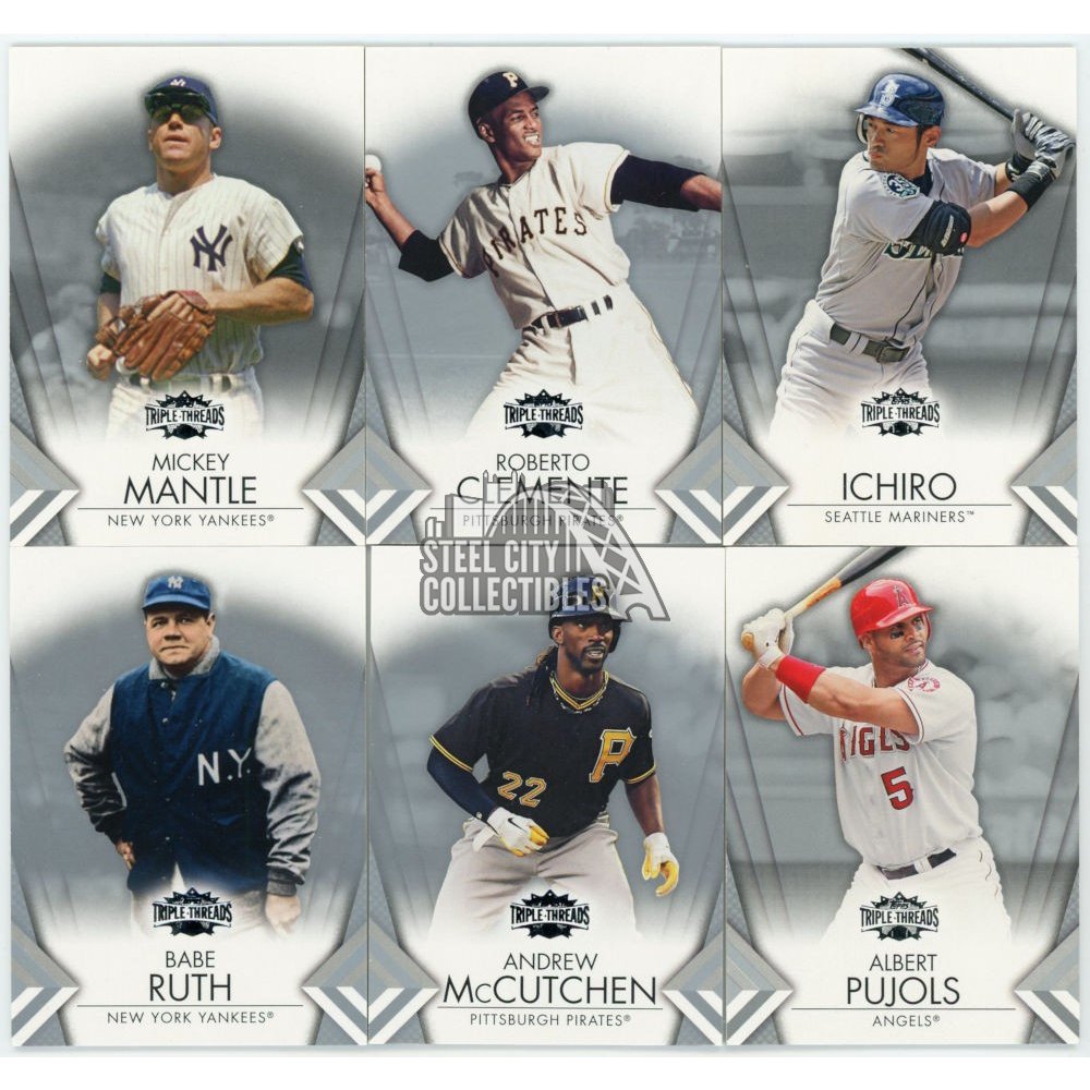 2012 Topps Triple Threads Baseball 100-Card Base Set | Steel City ...