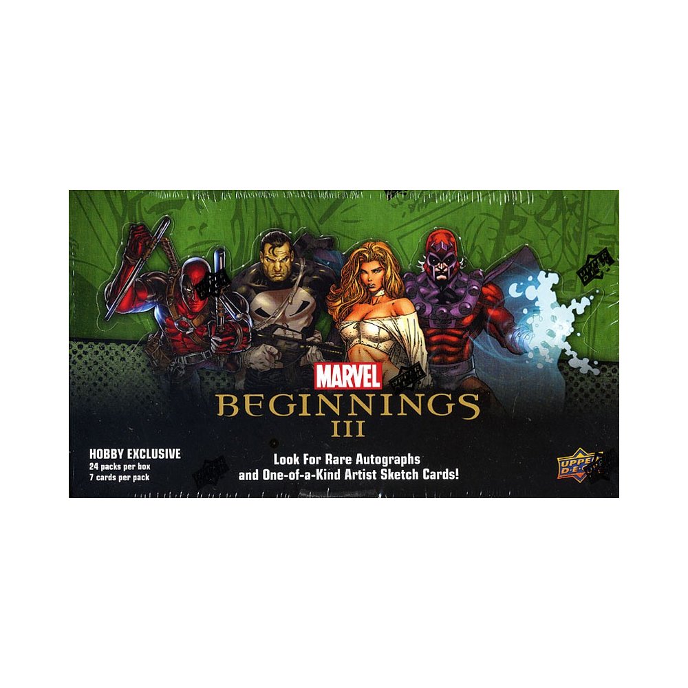 2012 Upper Deck Marvel Beginnings III Hobby Box | Steel City Collectibles