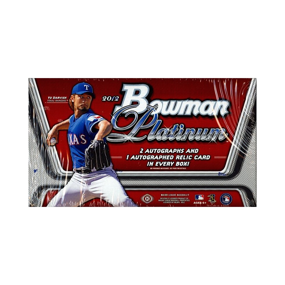 2012 Bowman Platinum Baseball Hobby Box | Steel City Collectibles