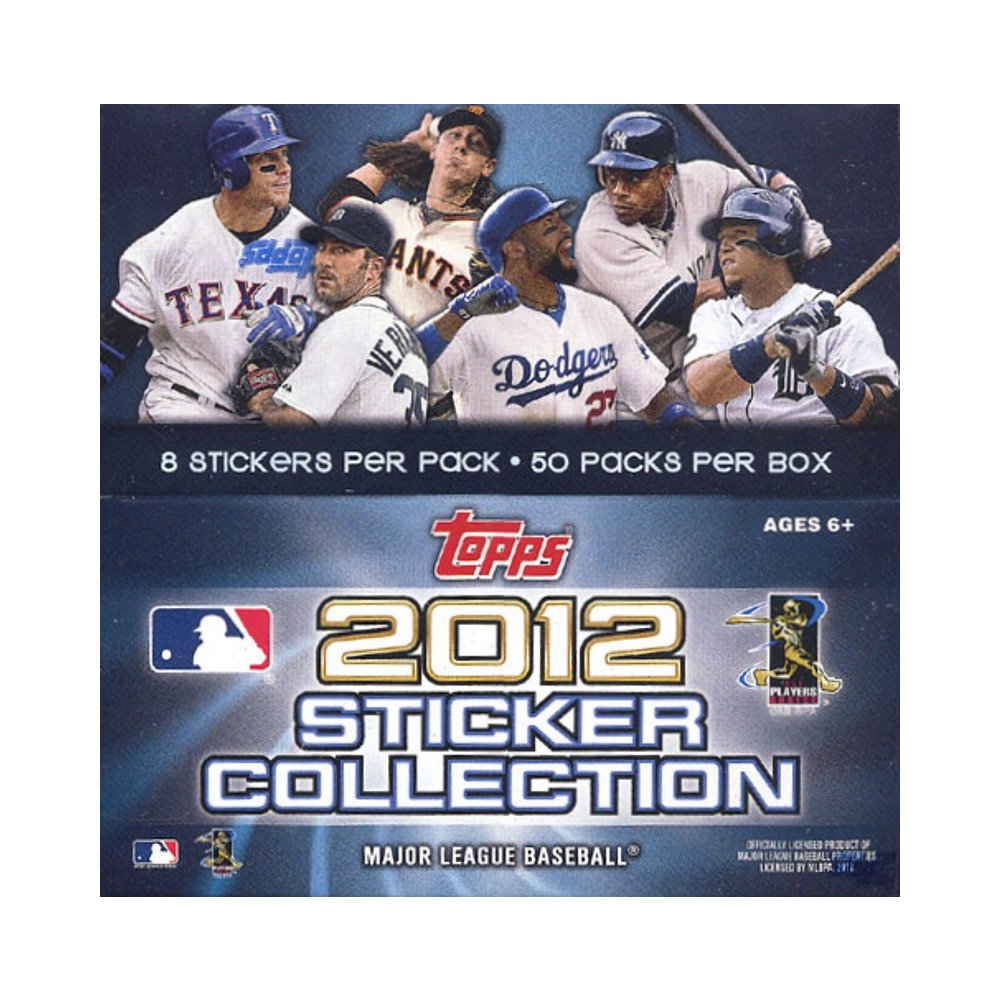 2012 Topps Sticker Collection Baseball Box with Album | Steel City ...