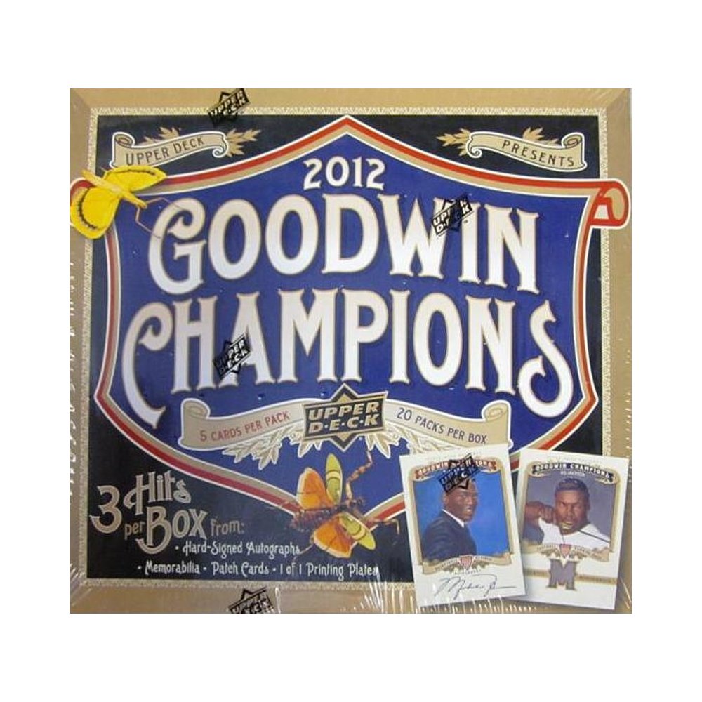 2012 Upper Deck Goodwin Champions Baseball Hobby Box | Steel City ...