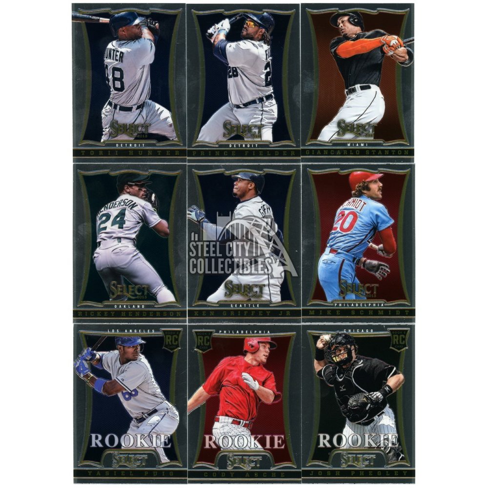2013 Panini Select Baseball Complete 175-Card Base Set w/ Retired ...