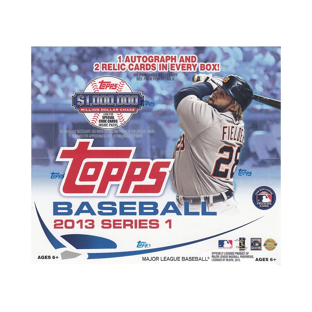 2013 Topps Series 1 Baseball Jumbo HTA Box | Steel City Collectibles