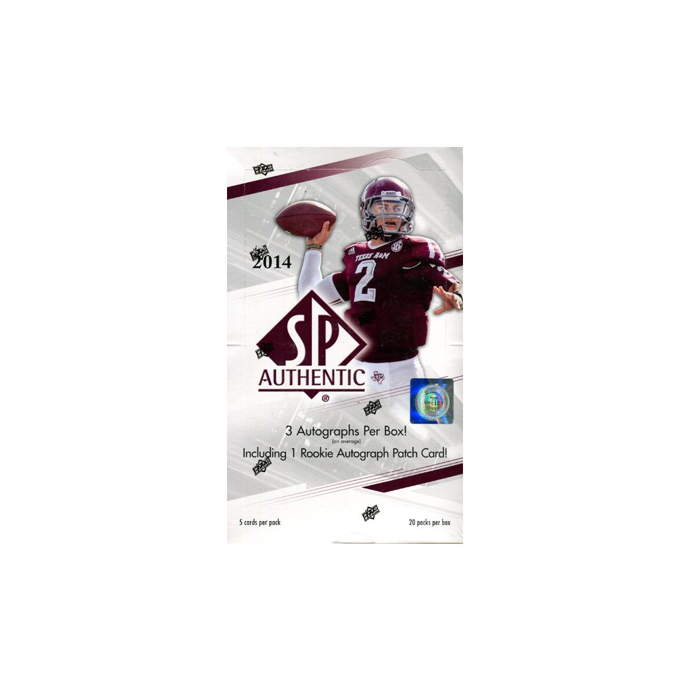 2014 Upper Deck SP Authentic Football Hobby Box | Steel City Collectibles