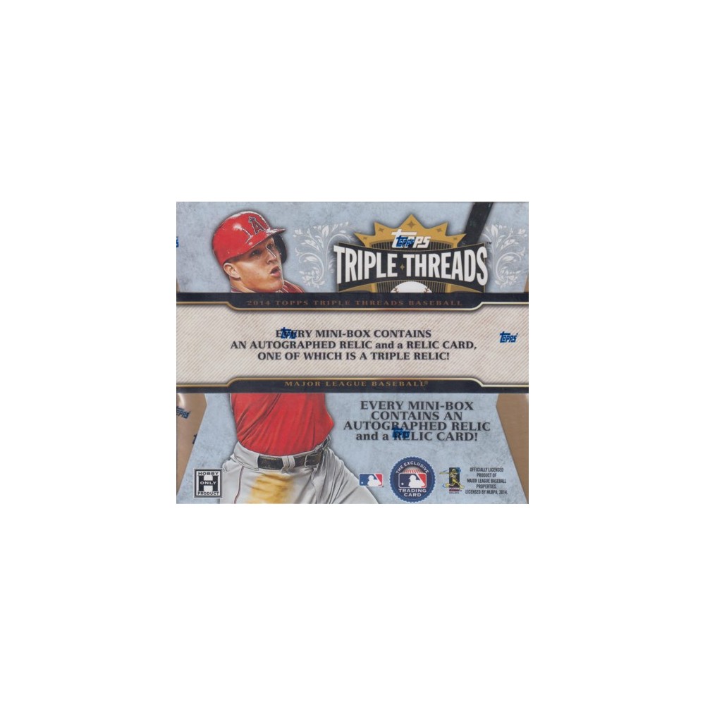 2014 Topps Triple Threads Baseball Hobby Box | Steel City Collectibles