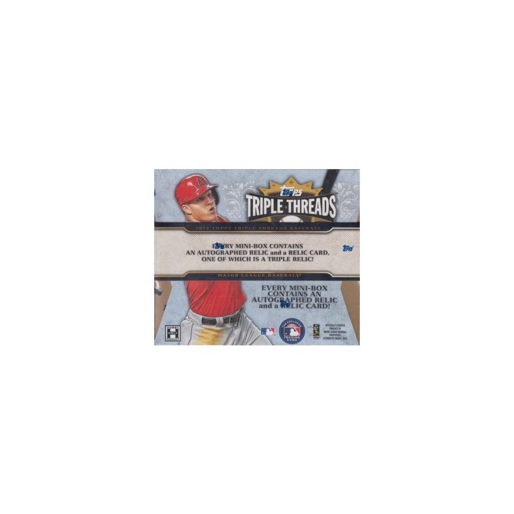 2014 Topps Triple Threads Baseball Hobby 2-Box Random Division Group ...