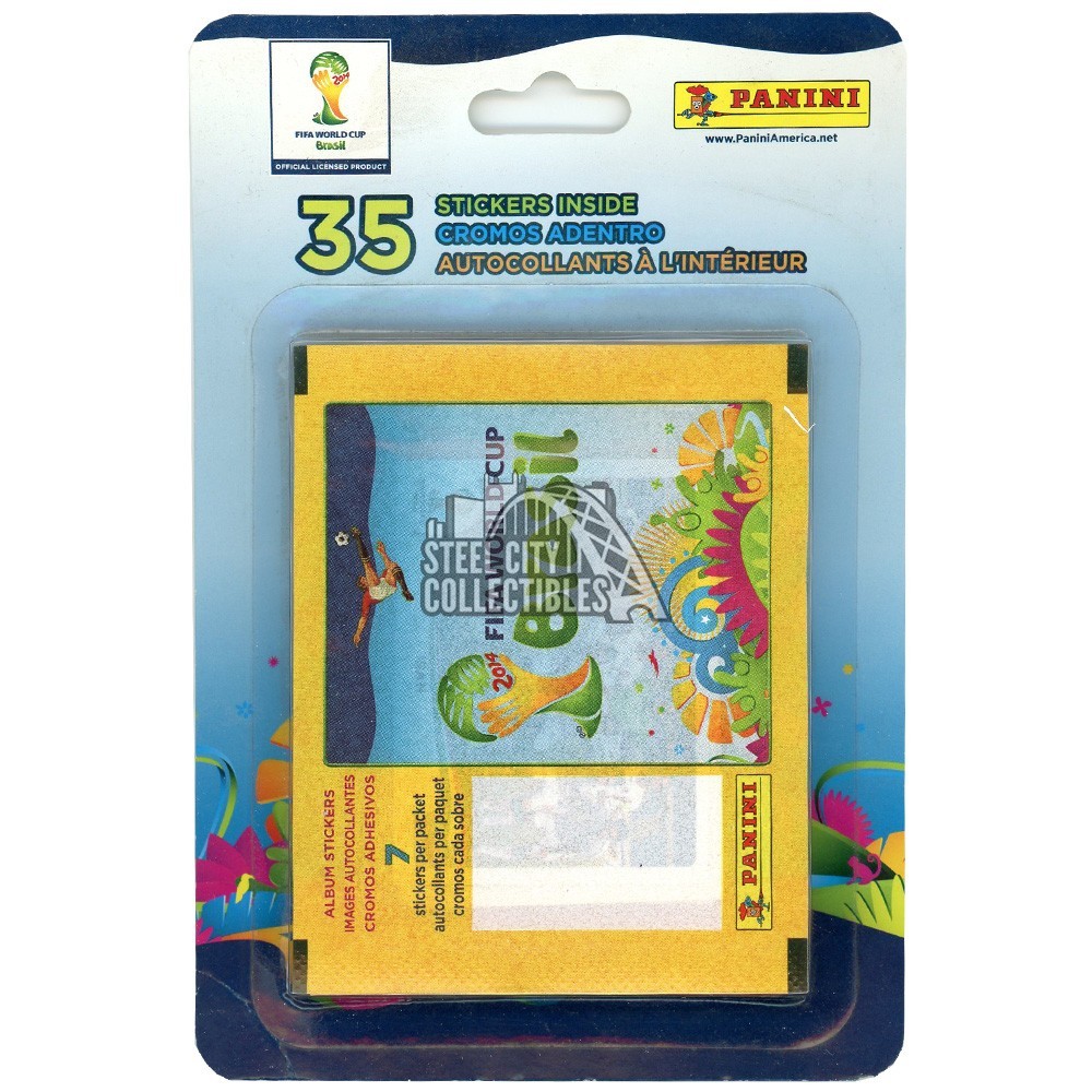 2014 Panini FIFA World Cup Brasil Soccer Stickers Blister Pack | Steel ...