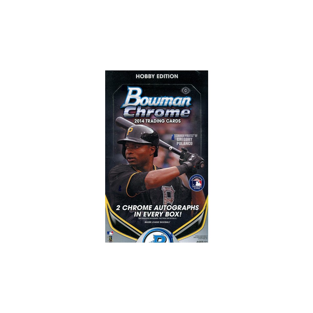 2014 Bowman Chrome Baseball Hobby Box | Steel City Collectibles