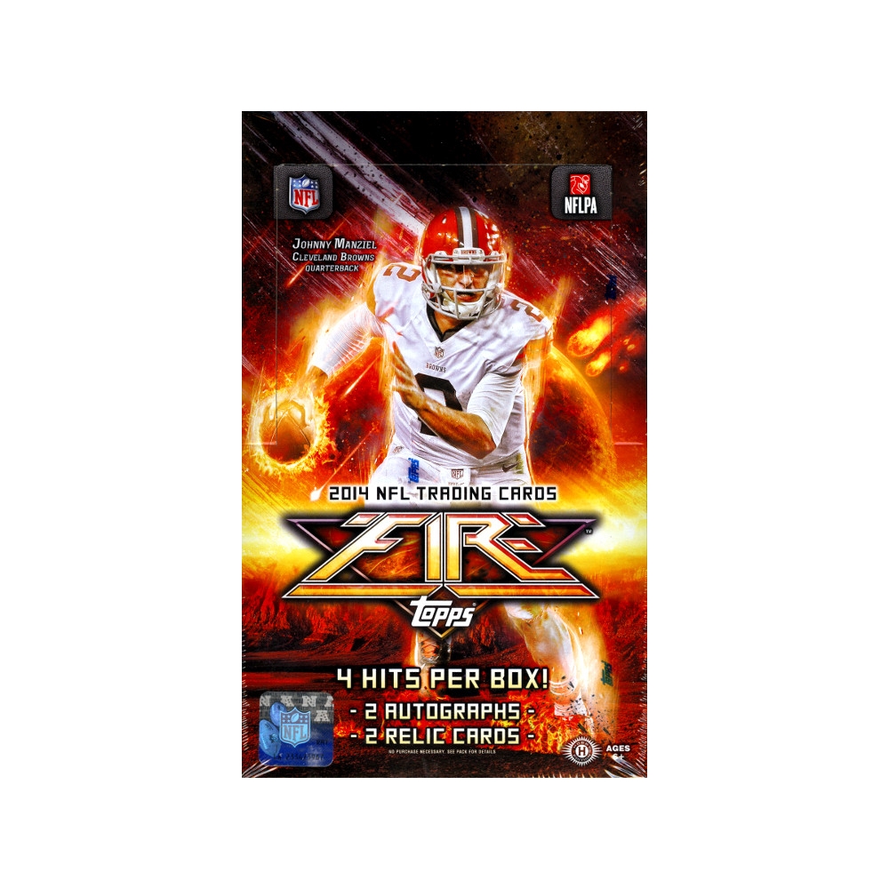 2014 Topps Fire Football Hobby Box | Steel City Collectibles
