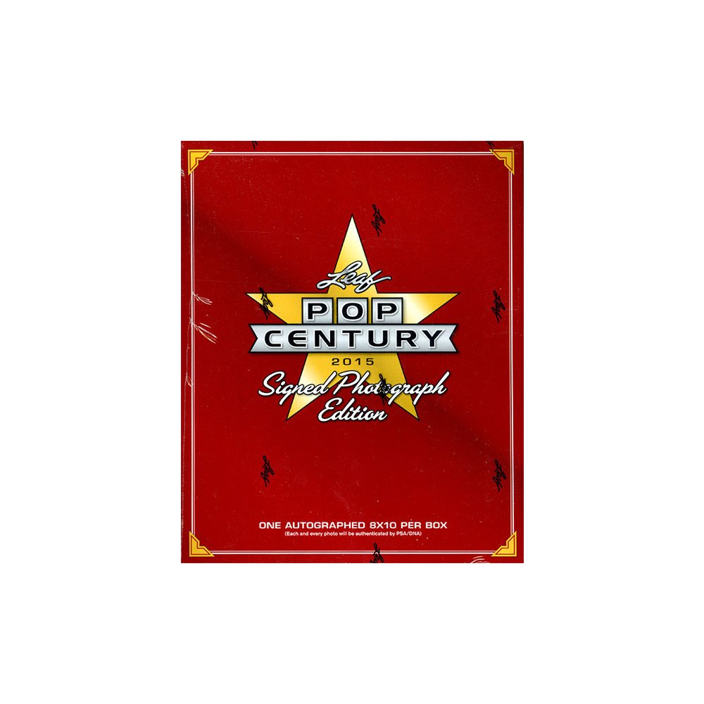 2015 Leaf Pop Century Autographed 8X10 Edition Box | Steel City ...