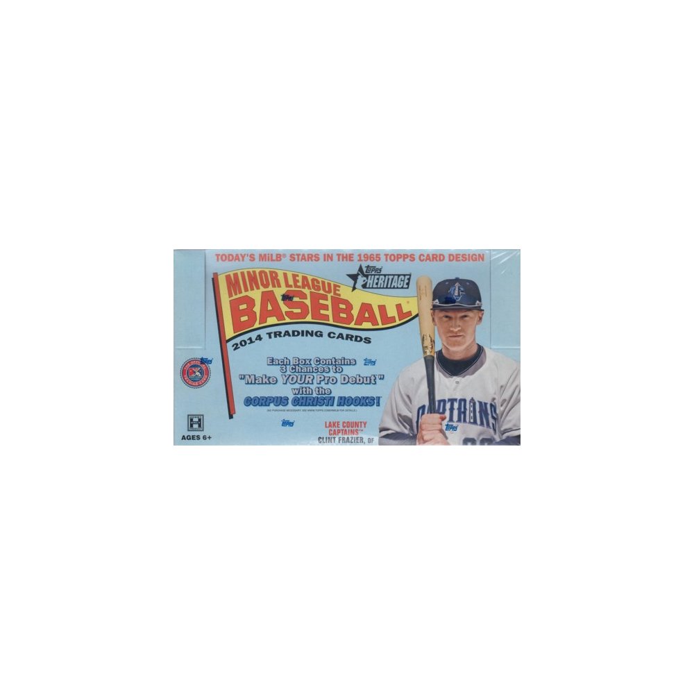 2014 Topps Heritage Minor League Edition Baseball Hobby Box | Steel ...