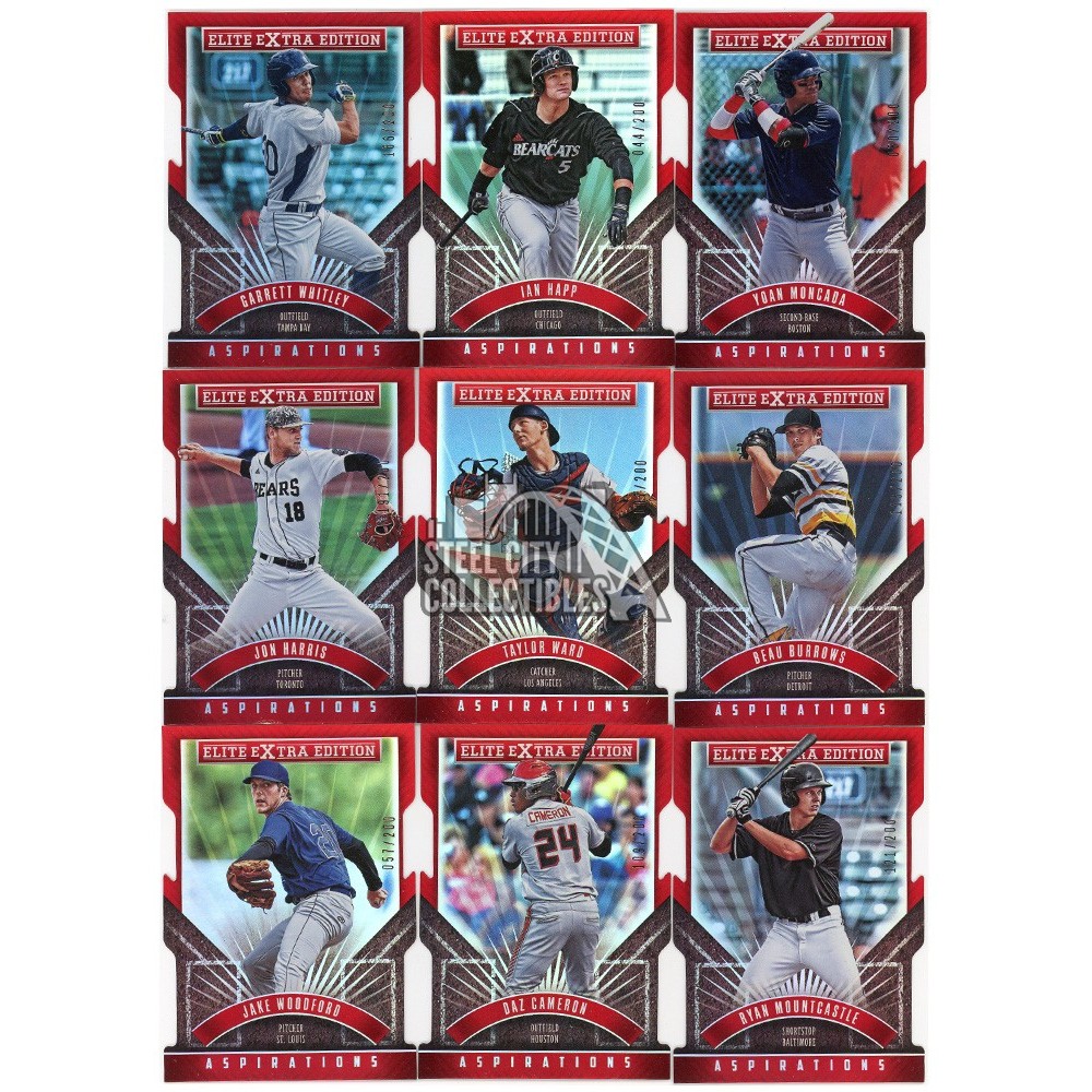 2015 Panini Elite Extra Edition Baseball Aspirations Die-Cut Red /200 ...